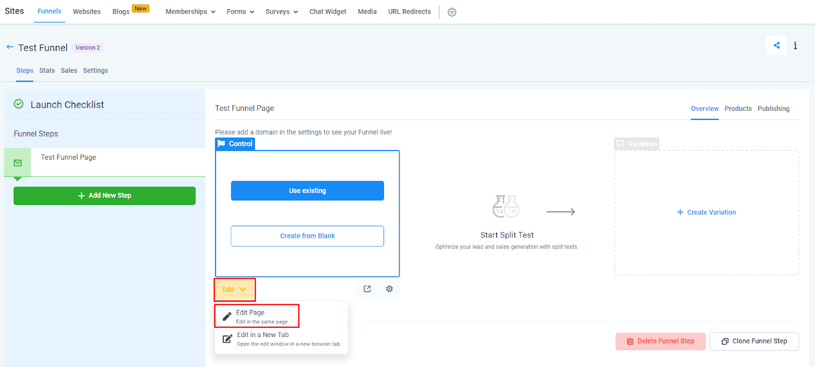Overview of Full Funnel in Funnel Builder in GoHighLevel – Growthable