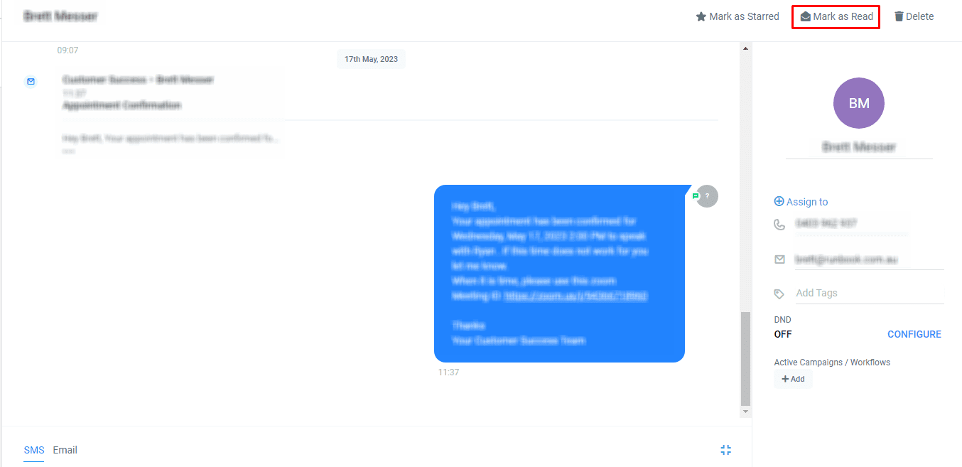 Unread vs. Read – Manual Marking as Read Required in GoHighLevel ...
