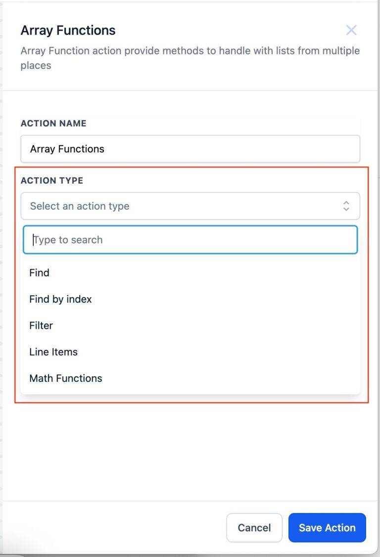 Array Functions Premium Action Workflow in GoHighLevel – Growthable
